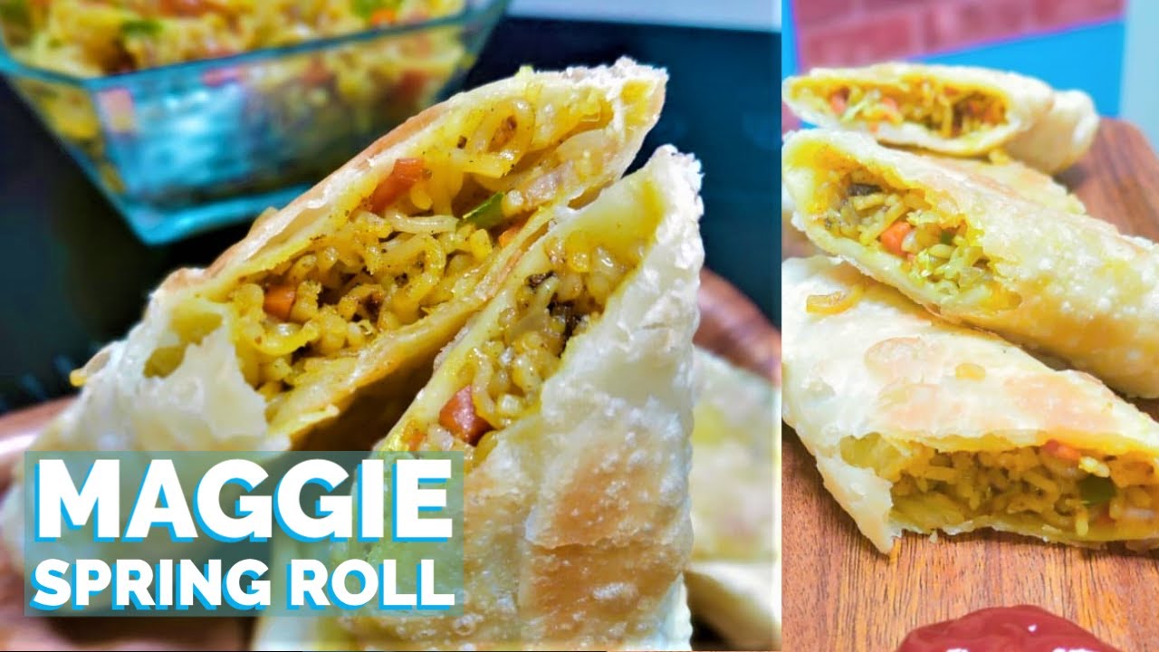 Maggie Spring Roll | Spring Roll Recipe | Easy Evening Snacks Recipe ...