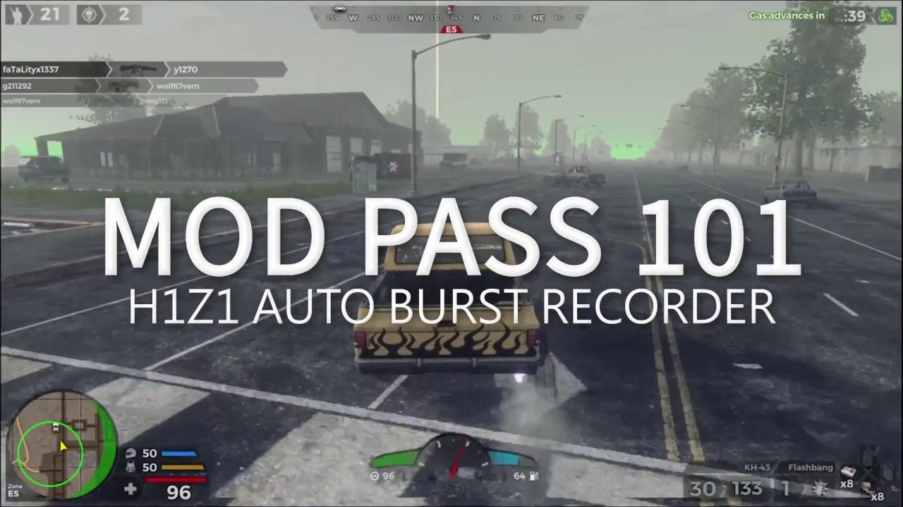 H1Z1 - Auto Burst Recorder - Tutorial - YouTube