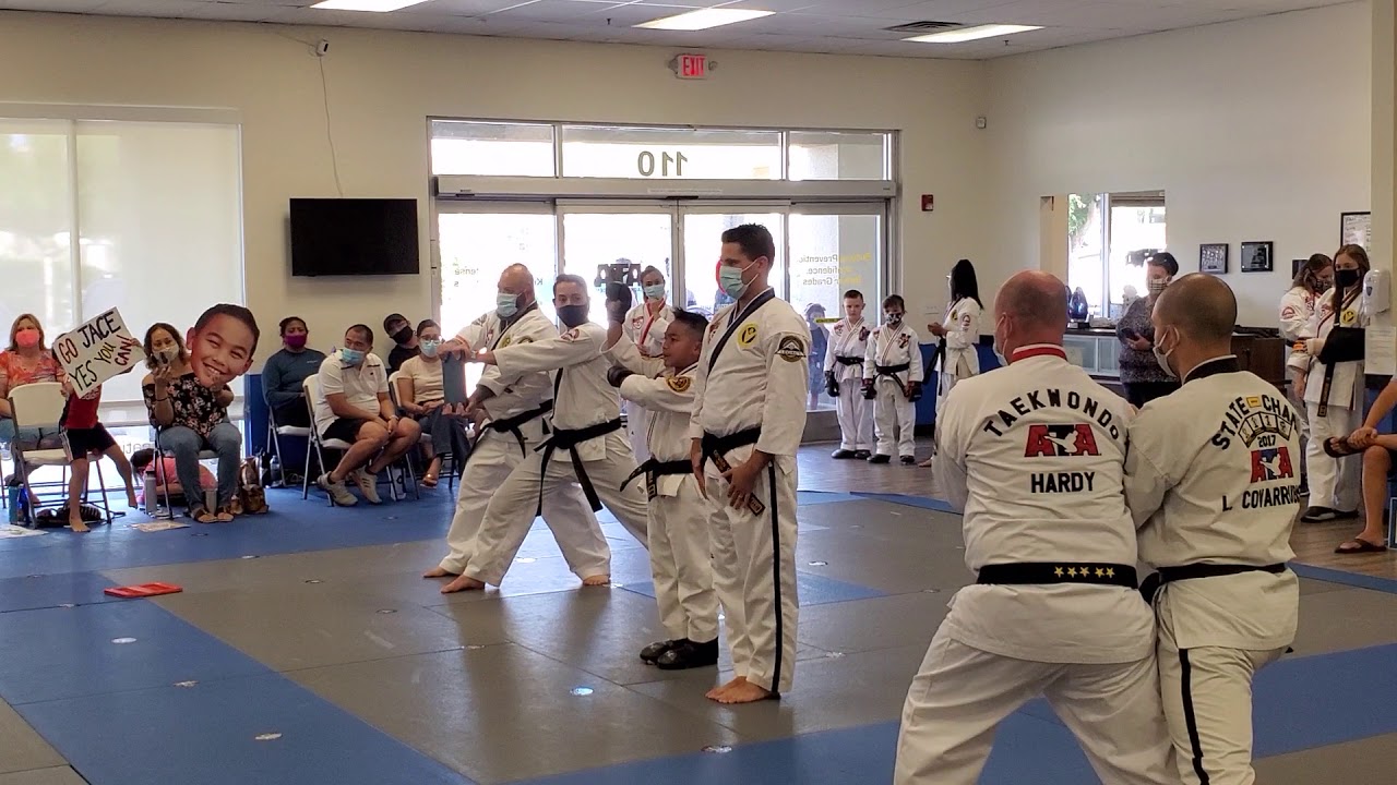 Jace 7/11/20 board break 2nd ° black belt recommended testing - YouTube