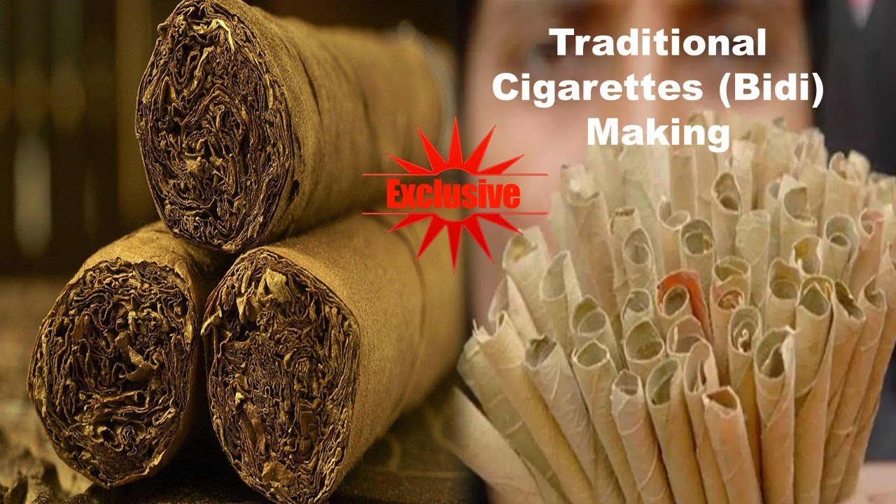 Traditional cigarettes (Bidi) making - YouTube