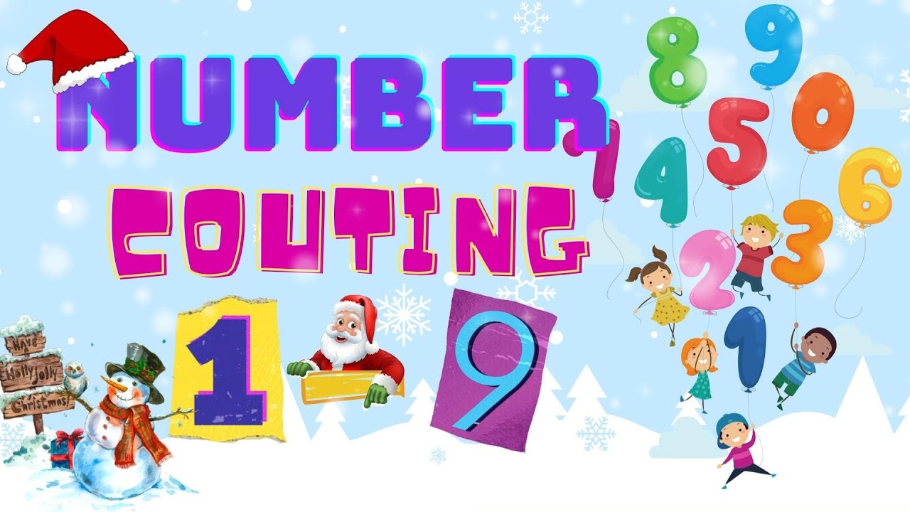 🎄 Santa's Festive Numbers Adventure 0 to 9 🎅🔢 - YouTube