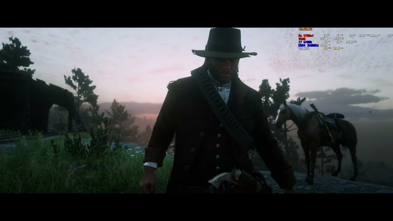 RDR2 Ultra Settings 2560x1080p Rx 5700Xt i76700k@4 4ghz - YouTube