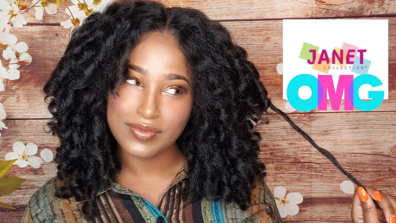 BOMB NATURAL 4C TEXTURED WIG ZARA FT. JANET COLLECTION - YouTube