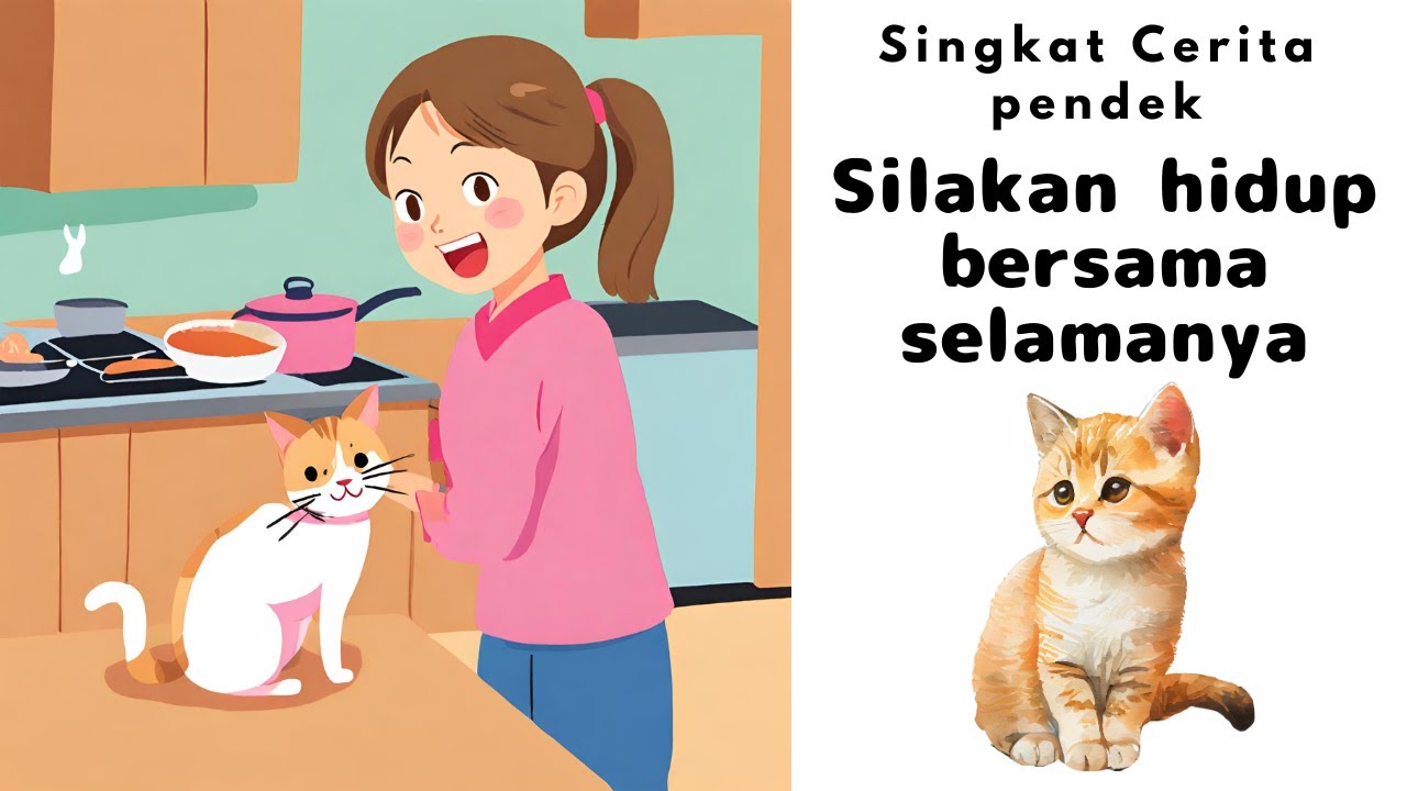 【🐱 Silakan hidup bersama selamanya 👩💕】 📖 Singkat Cerita pendek 💕🐈 - YouTube