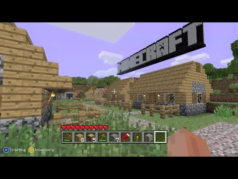 Minecraft Xbox 360 edition Tutorial Gameplay - YouTube