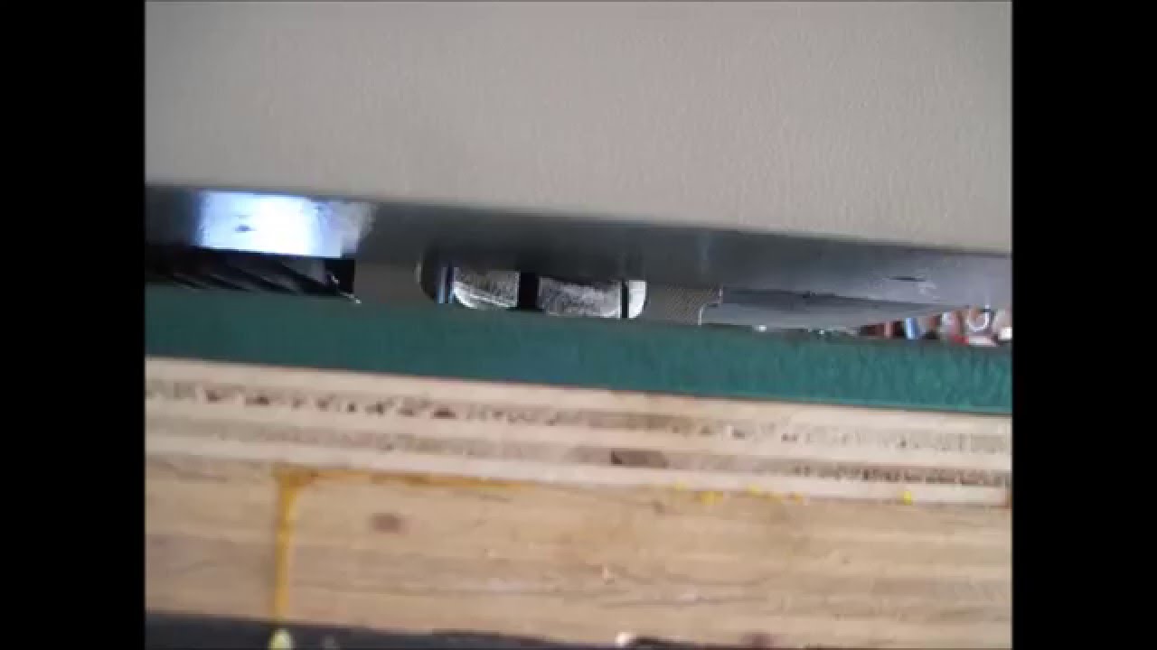 Grizzly G0602 10x22 lathe bench set up - YouTube