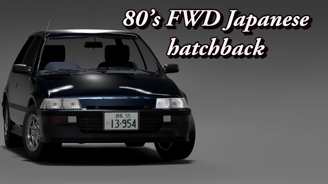 Building and driving an 80s fwd Japanese hatchback - YouTube