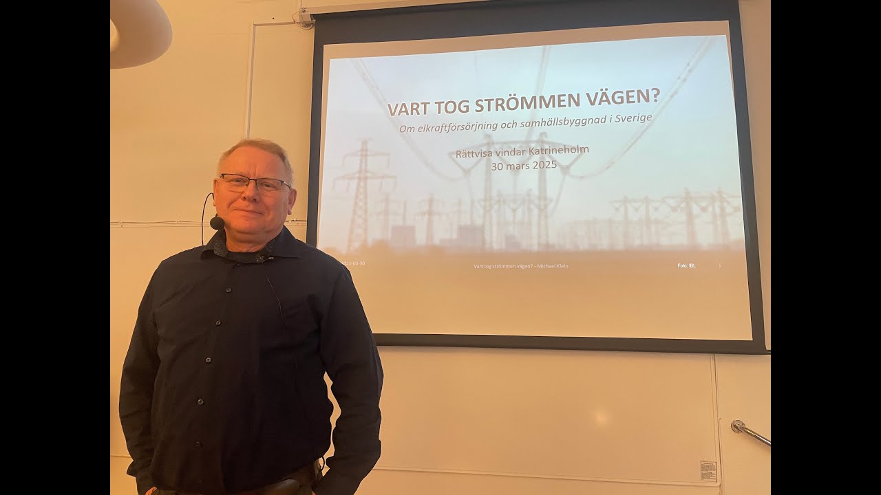 Vart tog strömmen vägen? – Energiingenjör Michael Klein förklarar elnätets kris - YouTube