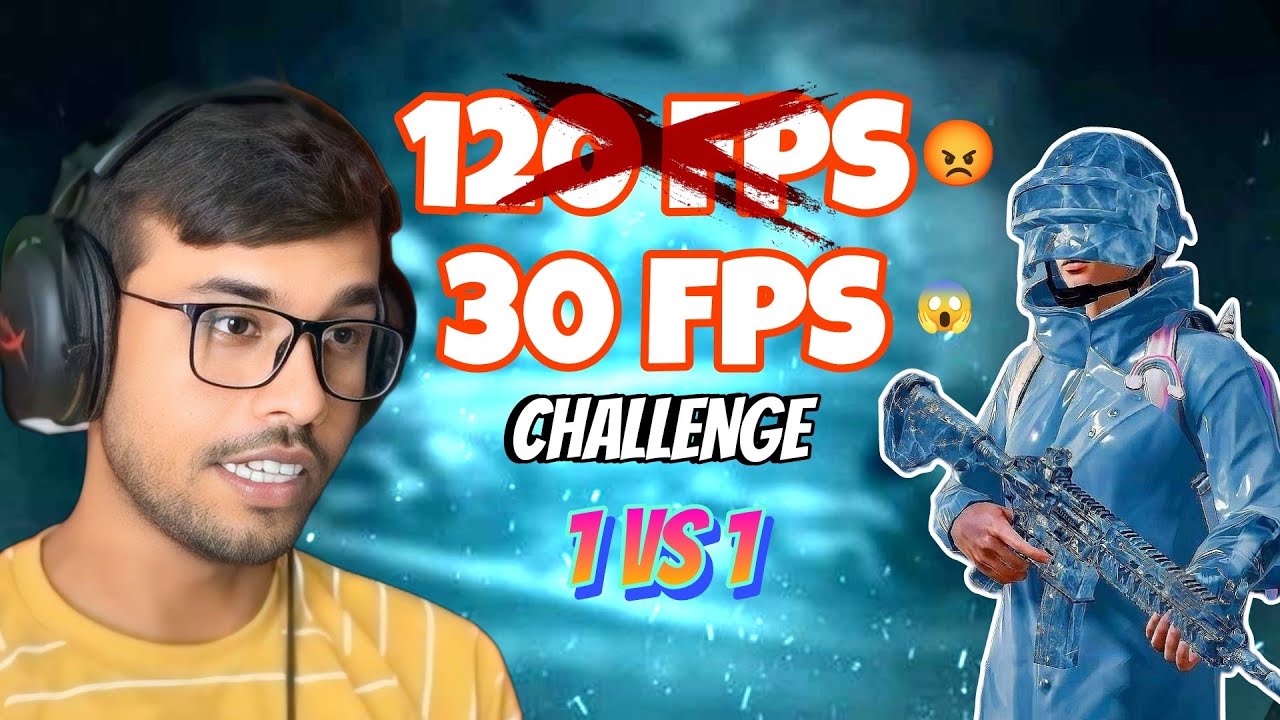 30 FPS VS 120 FPS 1 VS 1 😱 #1v1tdm #tdm #bgmi - YouTube