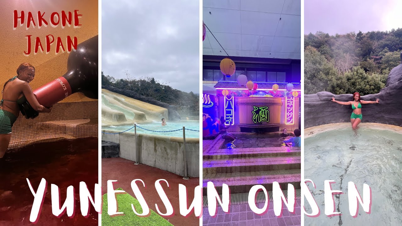 Yunessun Onsen/Hot Springs⛲️ | Hakone, Japan 🎌 - YouTube