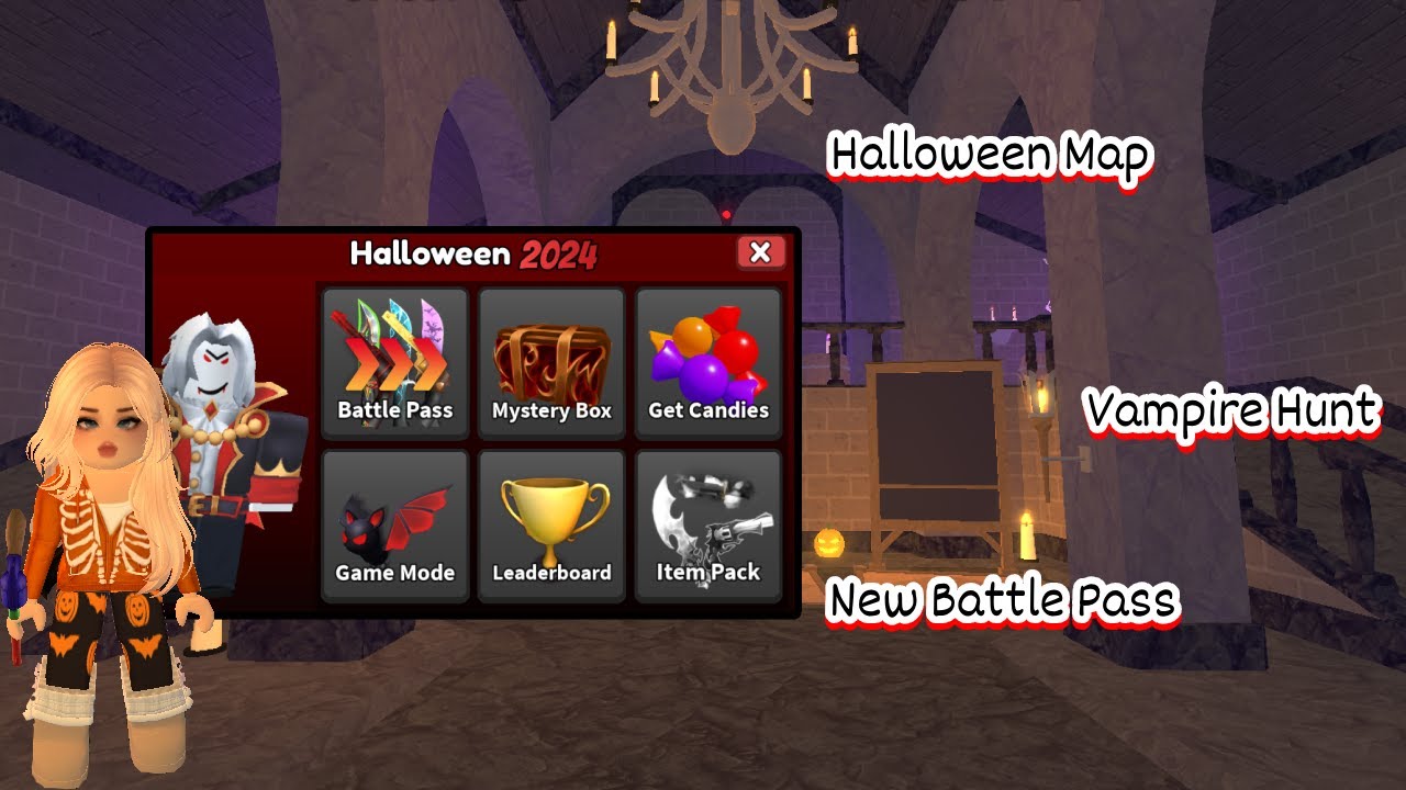 MM2 Halloween Update, New Battle Pass, Vampire Hunt??? - YouTube