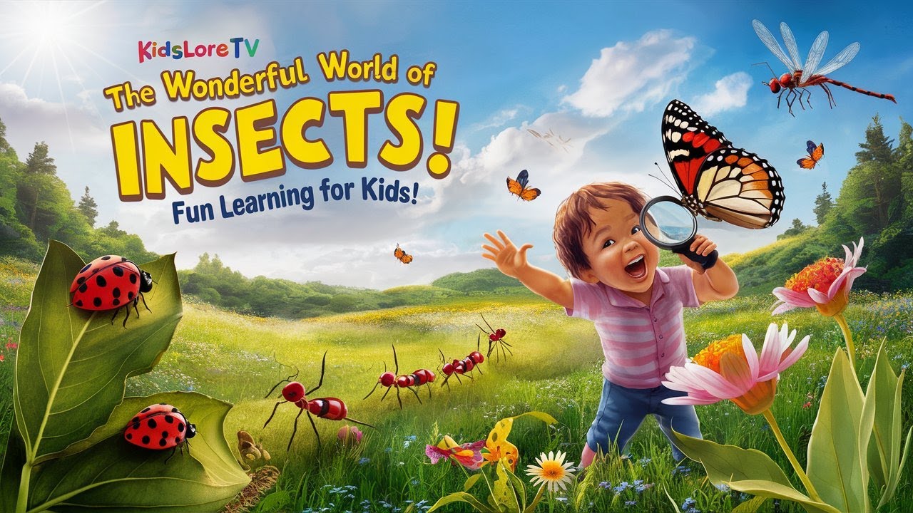 The Wonderful World of Insects - Fun Learning for Kids | Kidslore TV ...