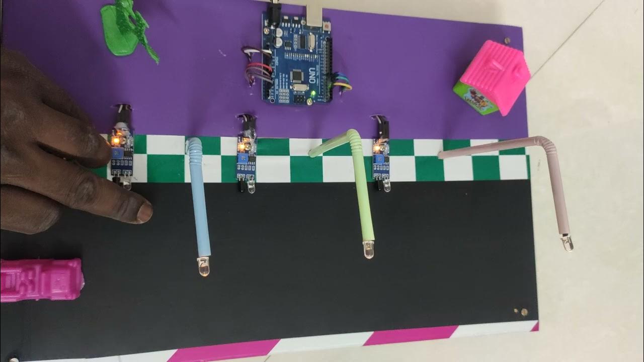 smart street light and automatic light intensity using arduino - YouTube