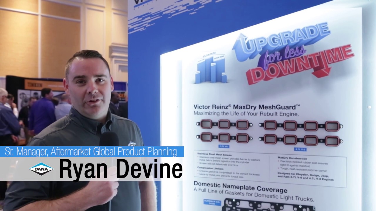 Ryan Devine on Victor Reinz MaxDry MeshGuard at HDAW 2019 - YouTube