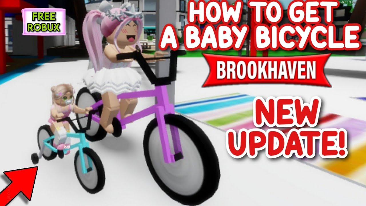 *NEW CHILDREN BICYCLE* UPDATE IN ROBLOX BROOKHAVEN 🏡RP 😯🤯 - YouTube