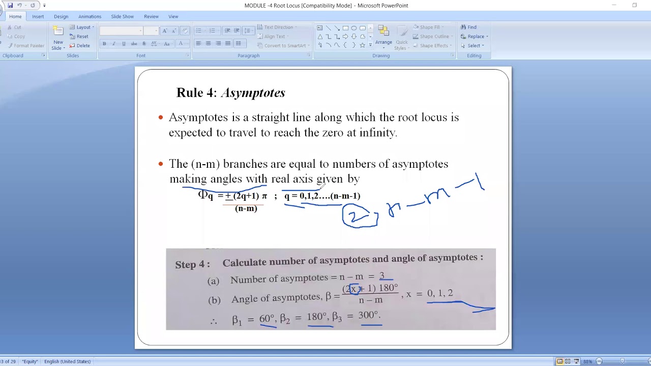 Control System (18EE61) Module 4: Construction Rules of Root Locus ...