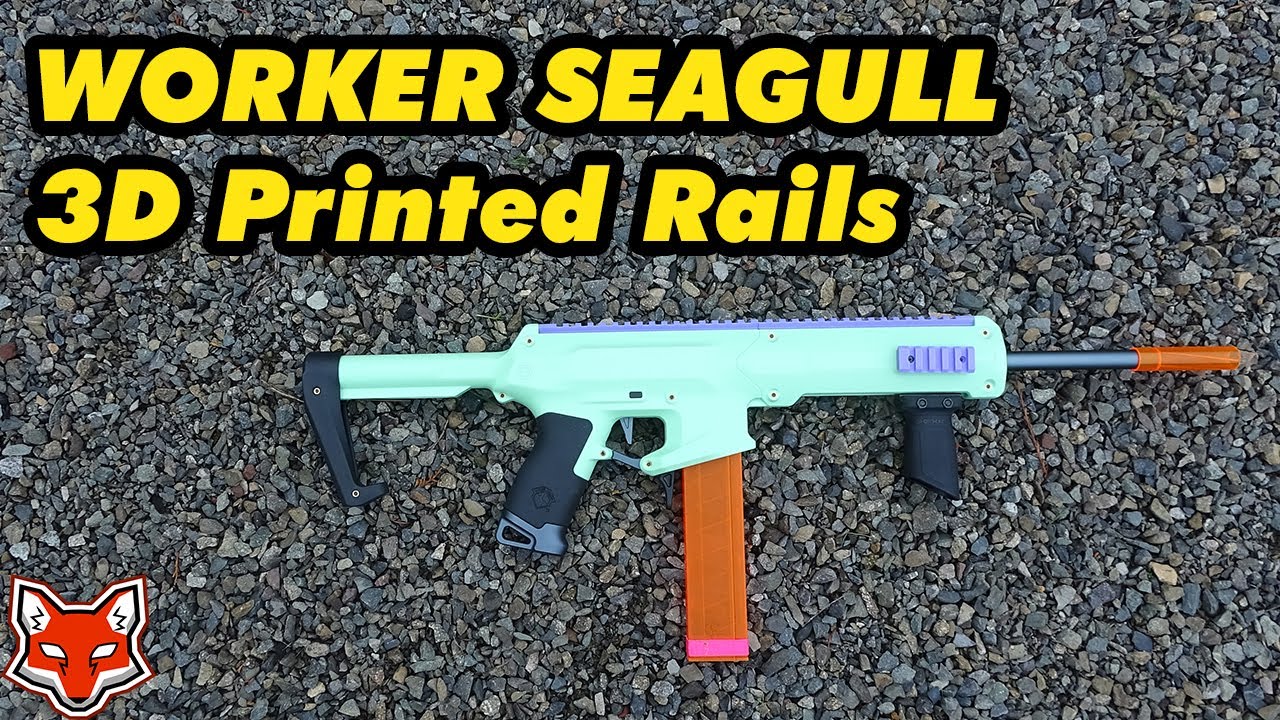 Worker Seagull 3d Printed Picatinny Rails - YouTube