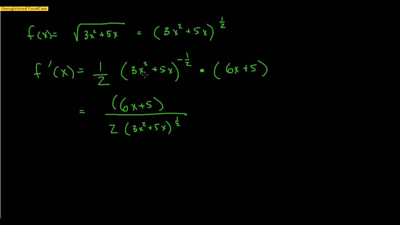 Pre-Calculus: Derivative Rules - Part 3 - YouTube