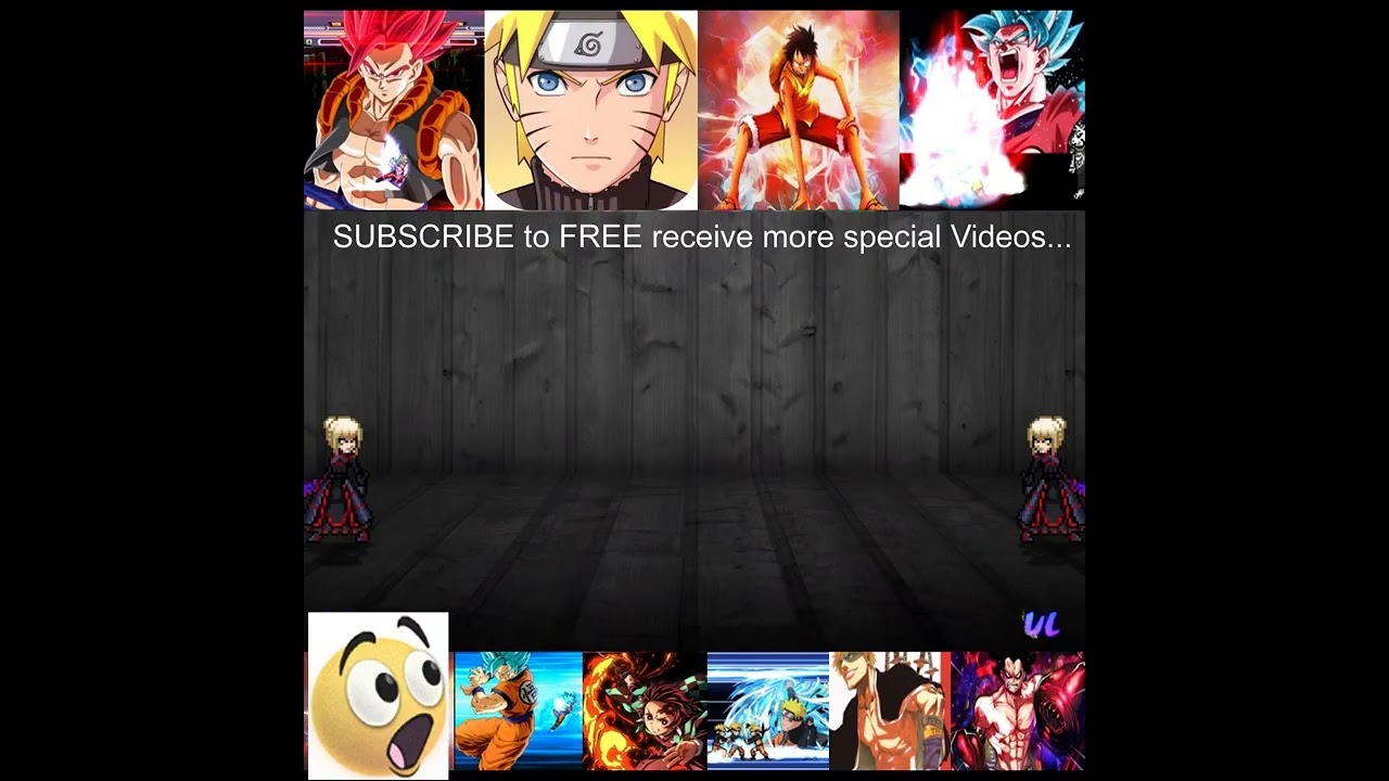 #shorts || ALL characters of Jump Force Clash in mugen (Part 11 ...