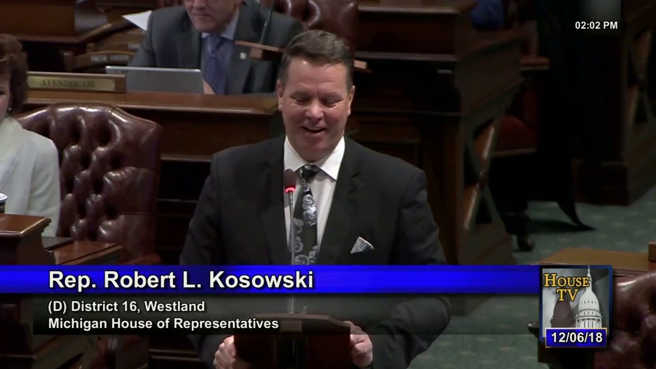 Rep. Robert Kosowski Bids Farewell to the Michigan House of ...