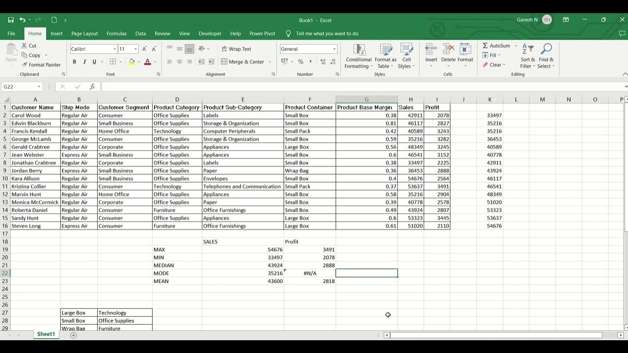 Sample Excel Test Question and Answer - Part 1 - YouTube