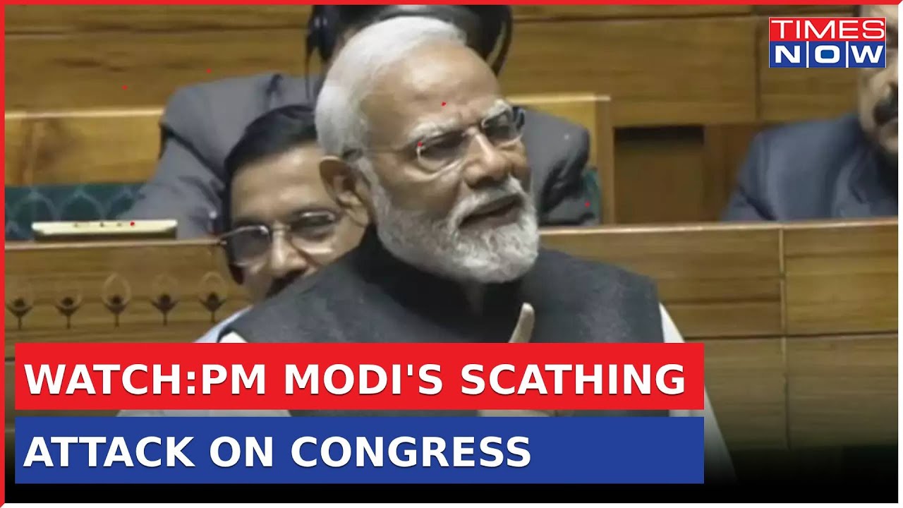 PM Modi's Blistering Attack On Congress, Calls Out Party For Naming ...