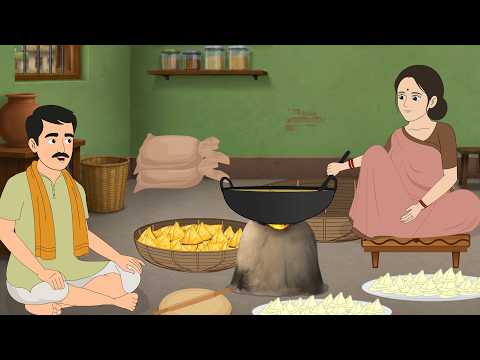 समझदार समोसे वाले की तरकीब  | Hindi Kahaniya | Animated Stories