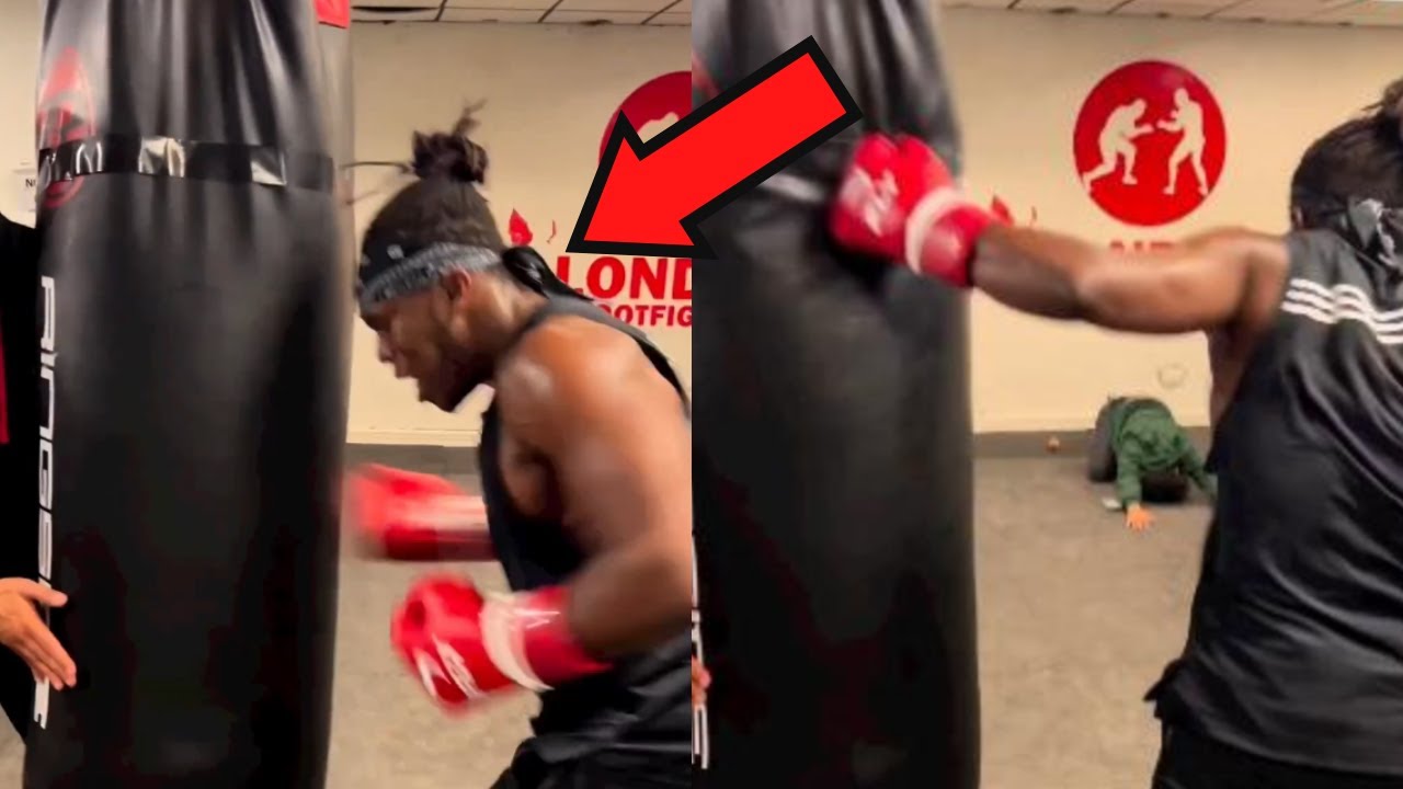 KSI Shows INSANE POWER In NEW TRAINING FOOTAGE - YouTube