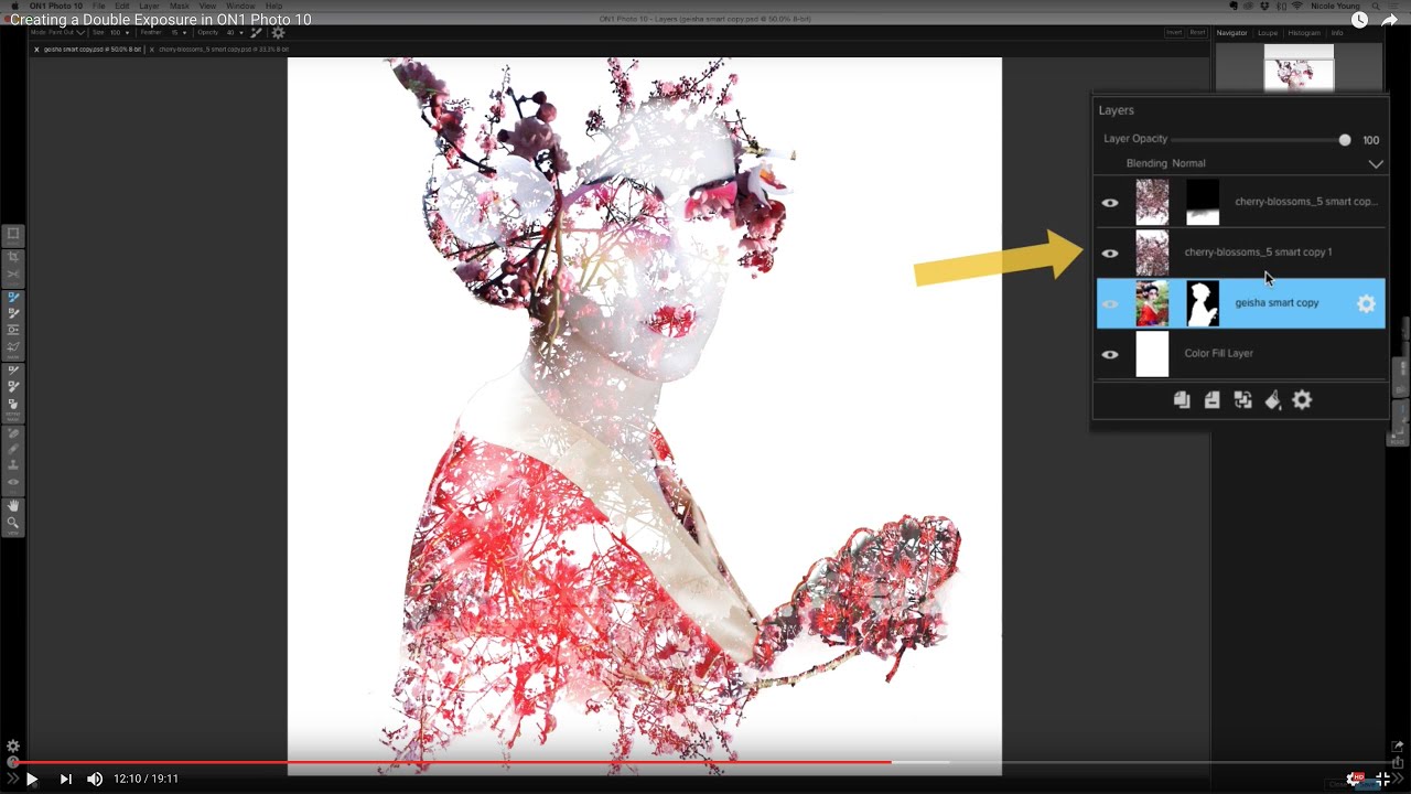 Creating a Double Exposure in ON1 Photo 10 - YouTube