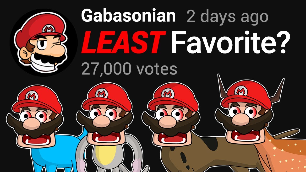 LEAST Favorite SMG4 Mario Animal? - YouTube