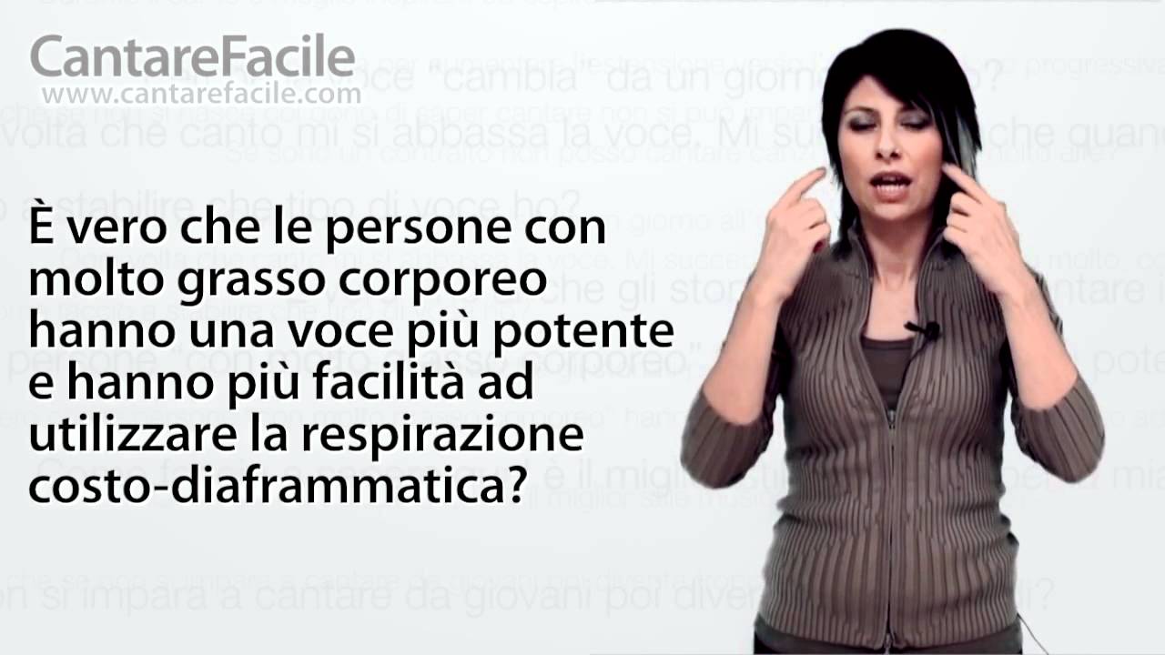 Le persone con più grasso corporeo hanno una voce più potente ...