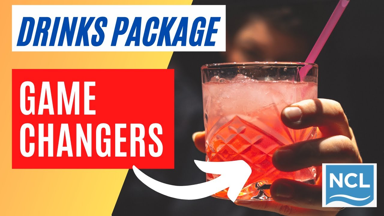 3 Drinks package GAME-CHANGERS on Norwegian Cruiseline (NCL) - YouTube