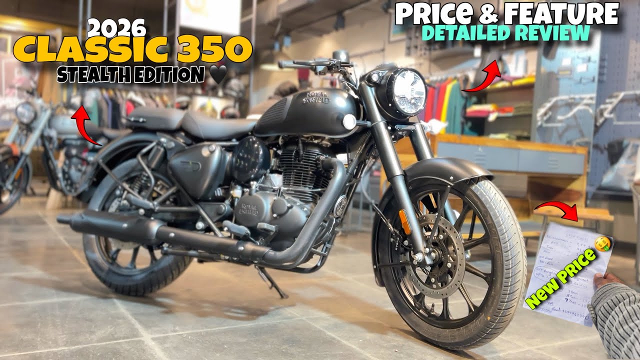 The All New Classic 350 Stealth Black Edition Review | 2026 New Price 🤑 ...