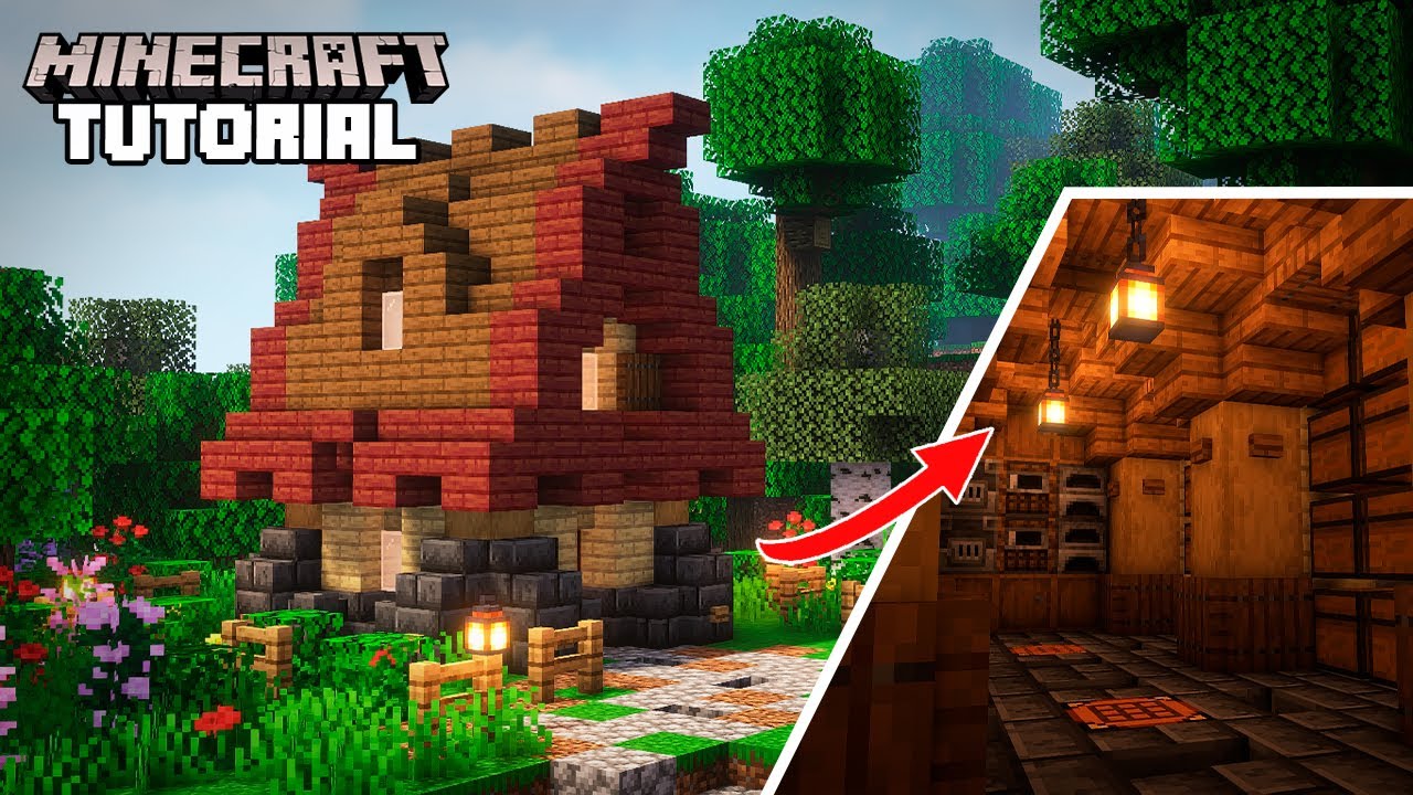 COMO CONSTRUIR UMA SALA DE BAÚS / ARMAZÉM - Minecraft Tutorial - YouTube