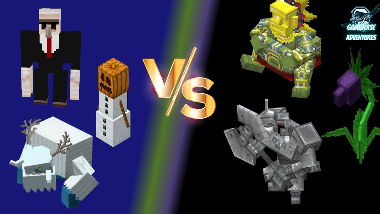 "EPIC Minecraft Mob Battle: Clash of Titans!" - YouTube