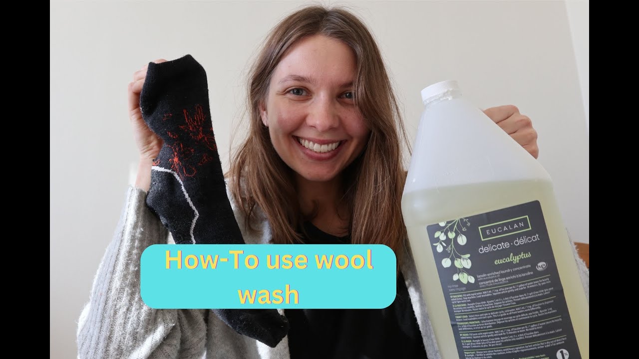 How I handwash my wool items | Lanolin Wool Wash - YouTube