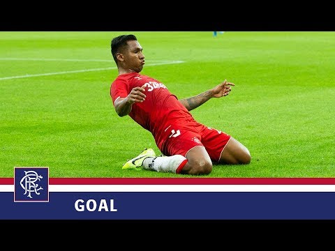 GOAL | Alfredo Morelos | FC Midtjylland 0-1 Rangers
