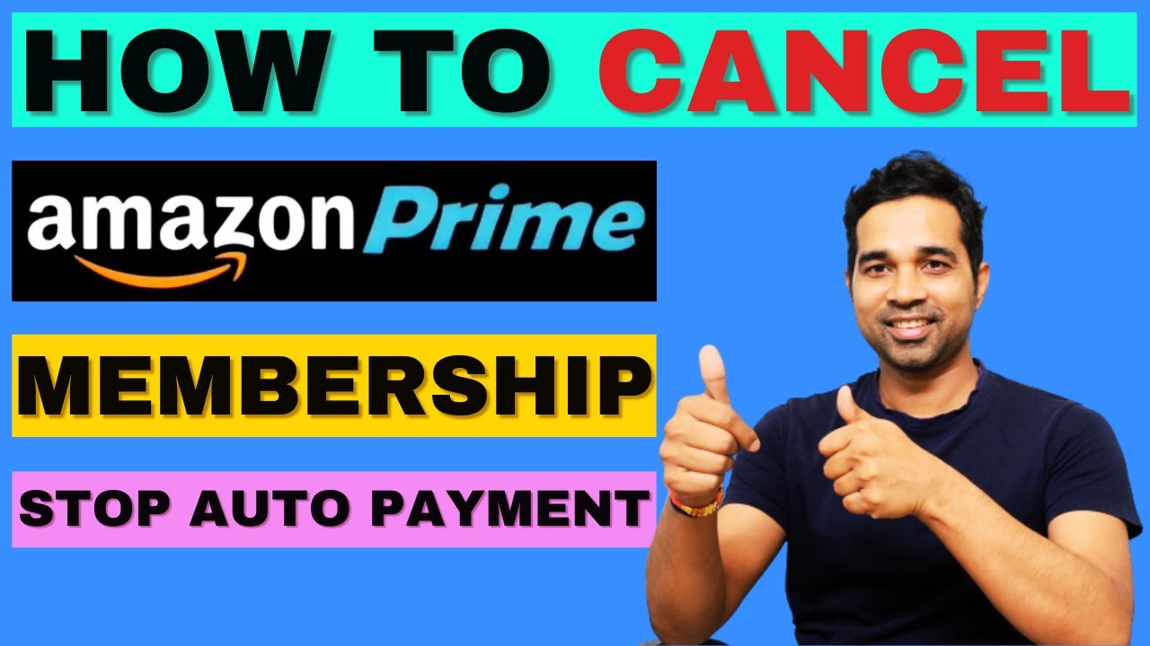 How To Cancel Amazon Prime Auto Payment | How To Cancel Amazon Prime Membership - YouTube