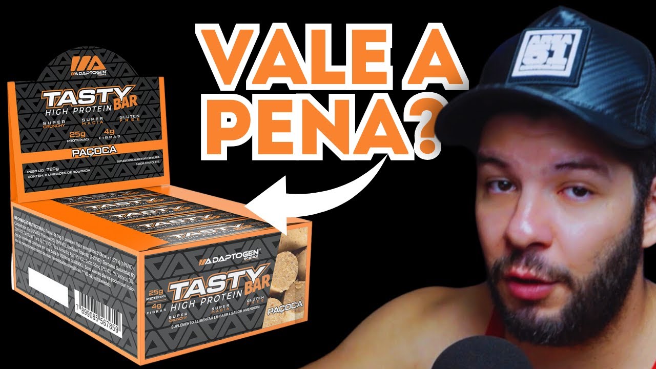 A VERDADE SOBRE TASTY BAR (Adaptogen) BARRA DE PROTEÍNA! - YouTube