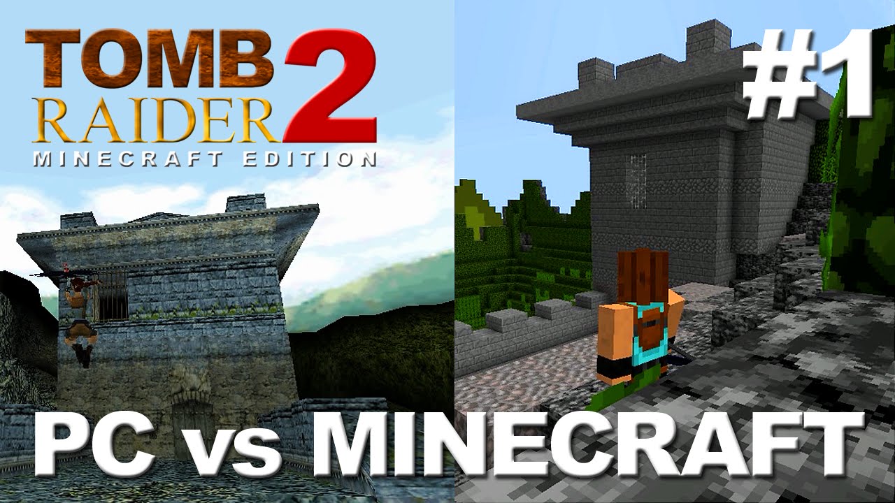 Tomb Raider 2 Minecraft Edition - Level 1 - The Great Wall + Bonus ...