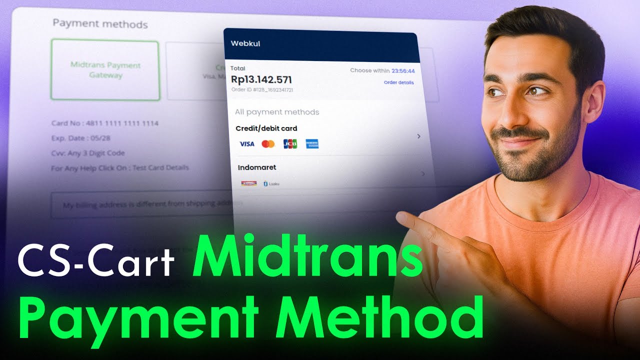 How to Integrate Midtrans Payment Method with CS-Cart? - YouTube