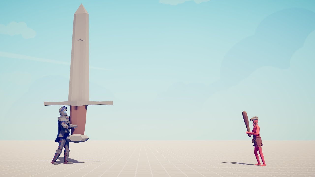 GIGANTIC SWORD vs EVERY UNIT - Totally Accurate Battle Simulator TABS ...