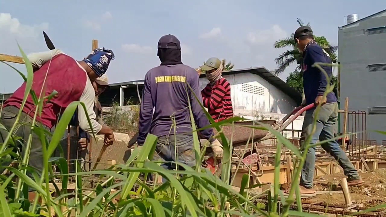 Progres 20juni 2020 Pengecoran Kolom Sluff Beton K300 !!! - YouTube