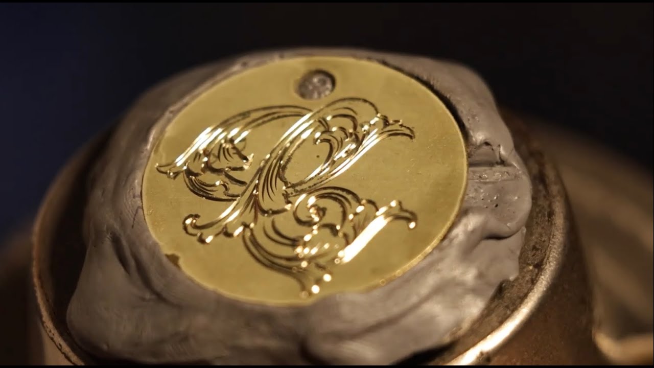 Hand Engraving Leaf Script C - YouTube