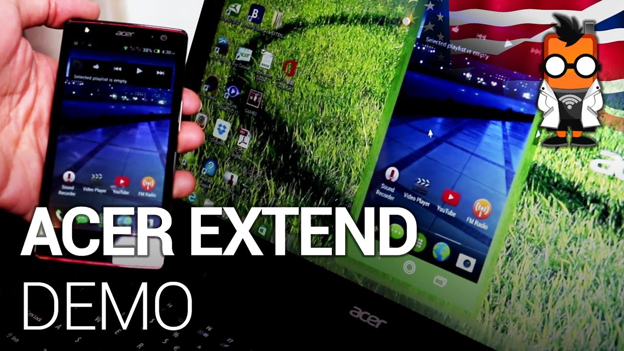 Acer Extend Demo: Easy access to a smartphone and it's apps from the PC ...