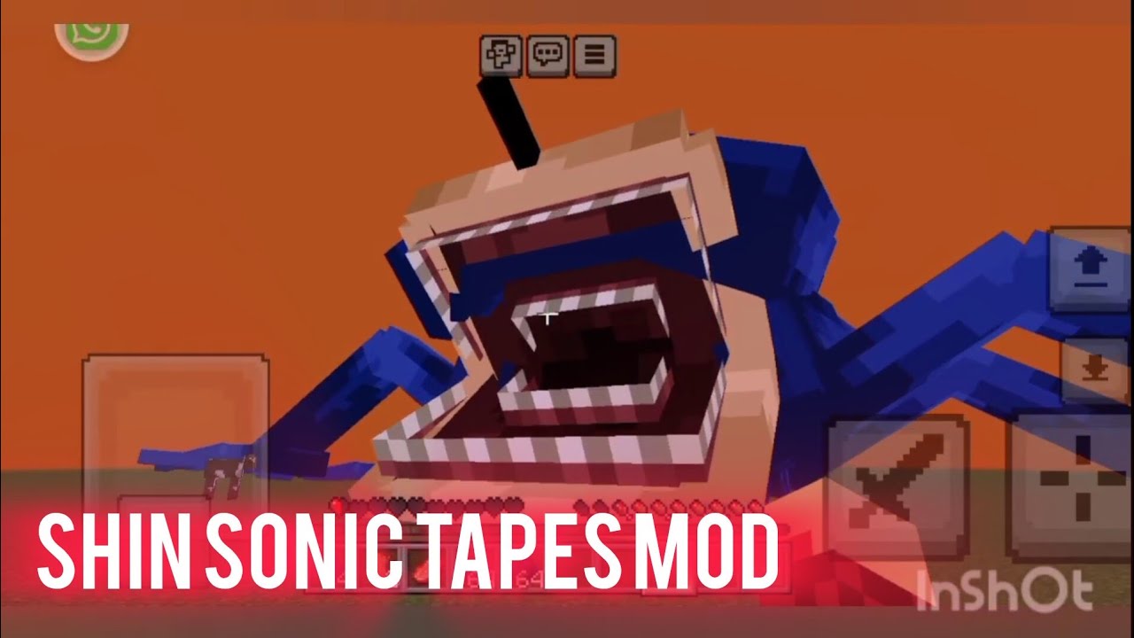 ||SHIN SONIC TAPES MOD MINECRAFT BEDROCK||gaminglife#gametricks# ...