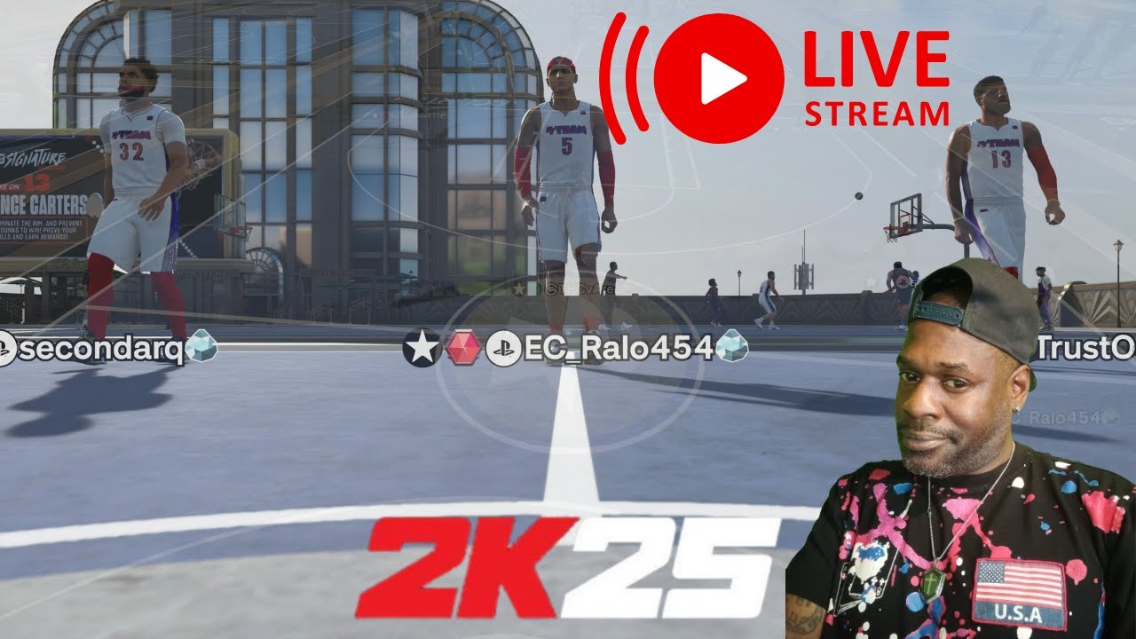 Live NBA 2K25 Myteam Triple Threat Park - YouTube
