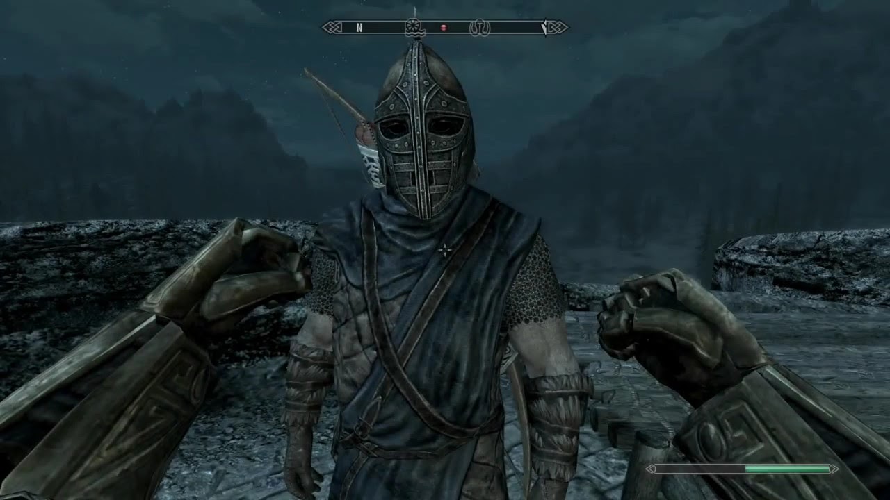 Skyrim unarmed death animation... - YouTube