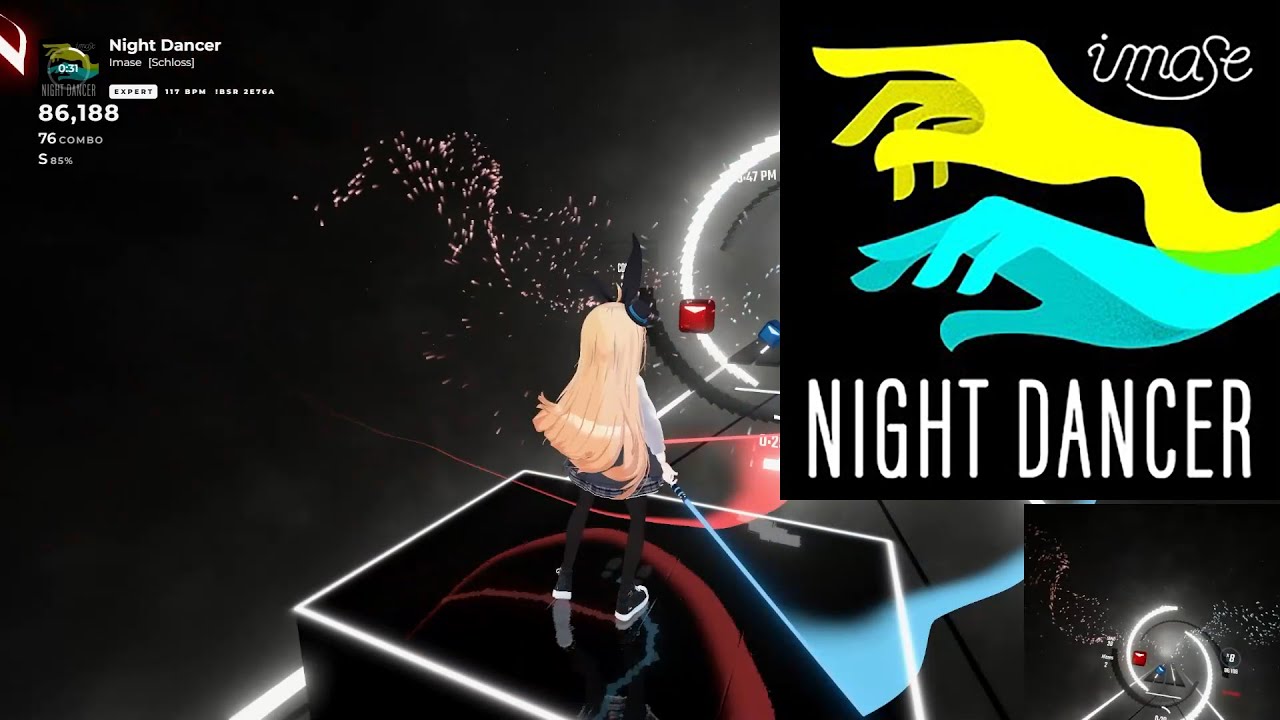 [비트세이버] Night Dancer / 이마세(Imase) [Expert] - YouTube