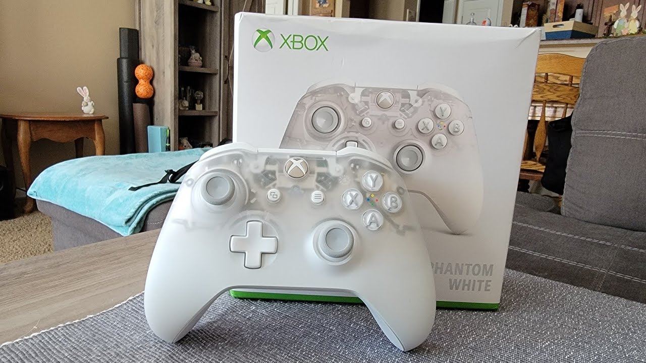 Unboxing the Phantom White controller for xbox one!! - YouTube